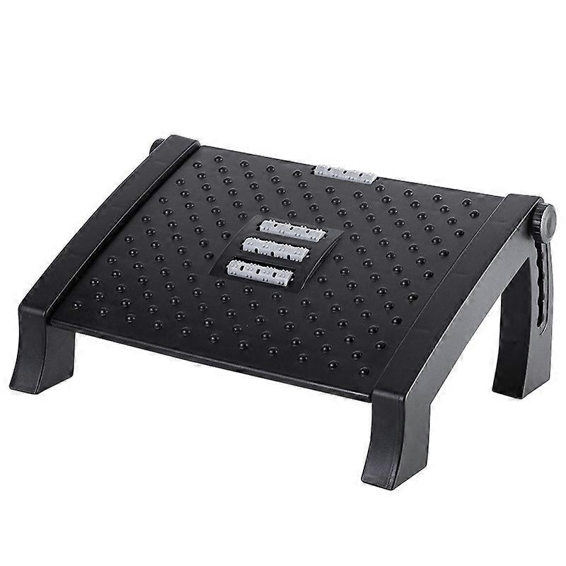 Adjustable Footrest 6-Level Adjustable Ergonomic Foot Stool, Anti-Tilt ...