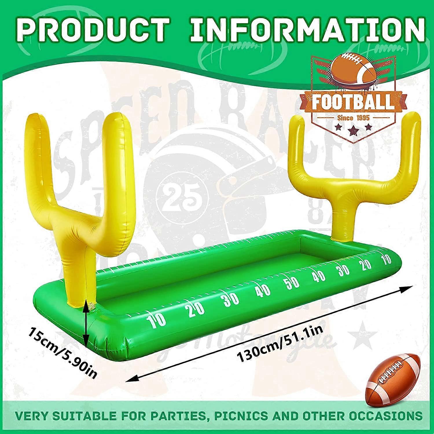Inflatable Football Field Cooler Football Party Drink Cooler Novelty ...
