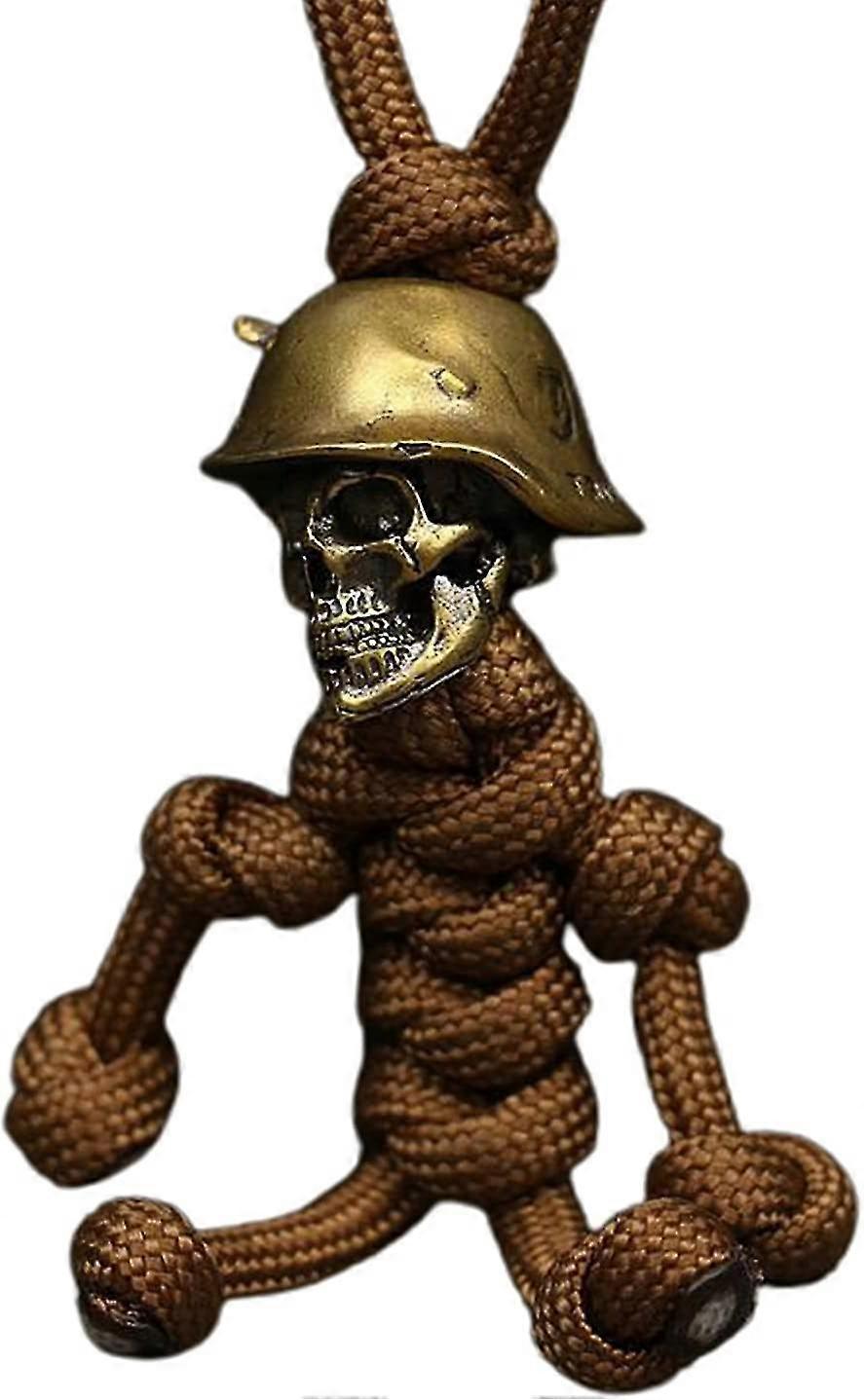 2PCS Metal Skull Keychain, Personalized Retro Motorcycle Key Lanyard ...