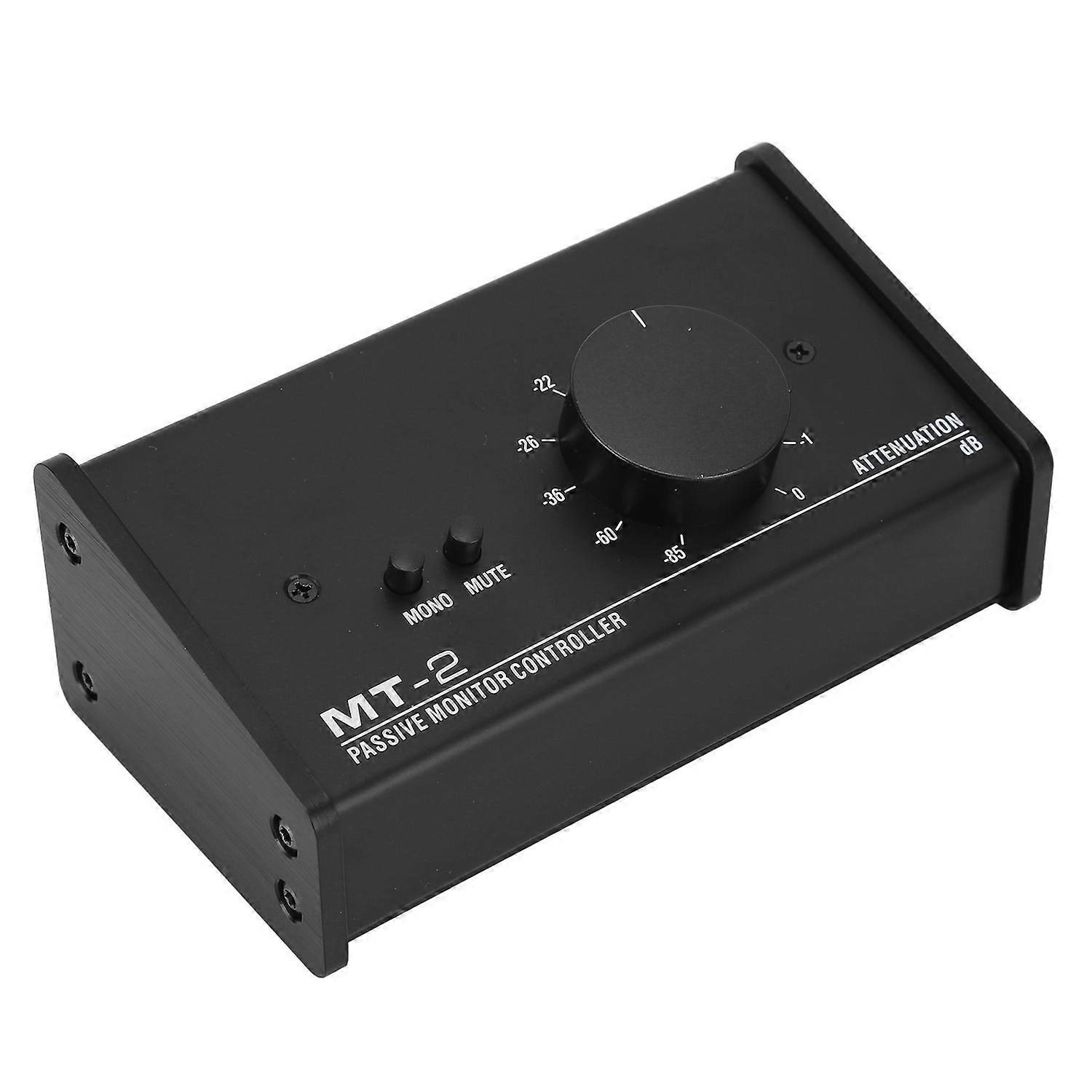 Passive Monitor Controller XLR and 3.5mm Interface Large Volume Knob ...