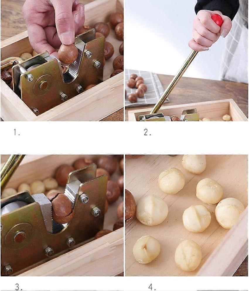 Heavy Duty Nut Cracker, Easy To Use Red Ball Design On Control Stick ...