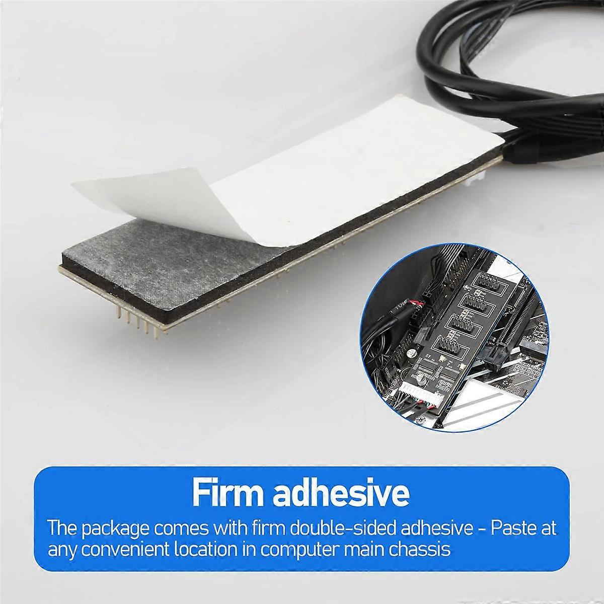 9Pin USB Header Splitter with Power Cable, Internal USB Hub Extension ...