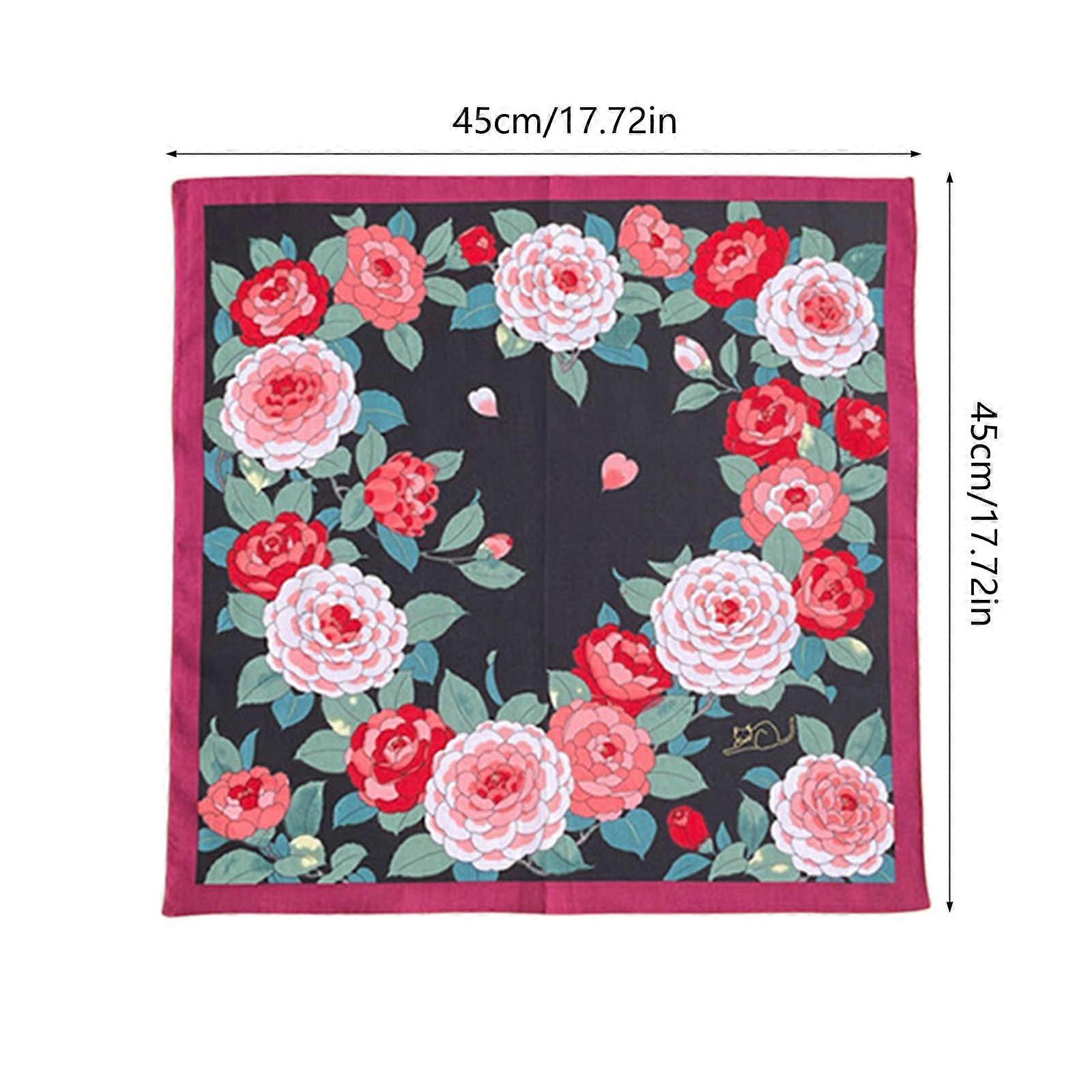 Floral Pattern Handkerchief for Women Wedding Handkerchief Pocket ...