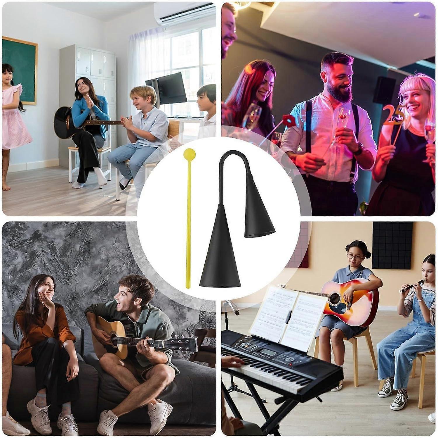 Cowbell for Drum Set - Traditional Percussion Instrument with Stick ...