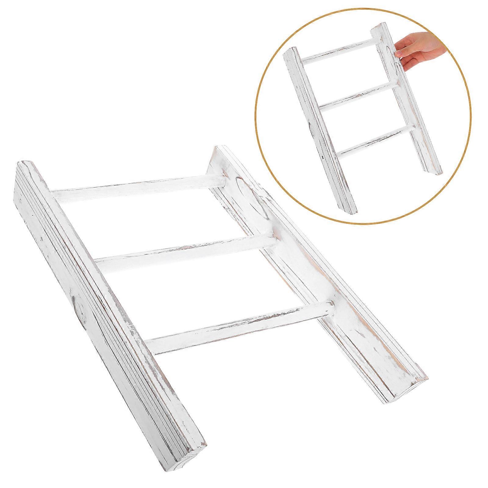 Mini Towel Rack Ladder for Kitchen Counter with Rustic Design 1 Piece
