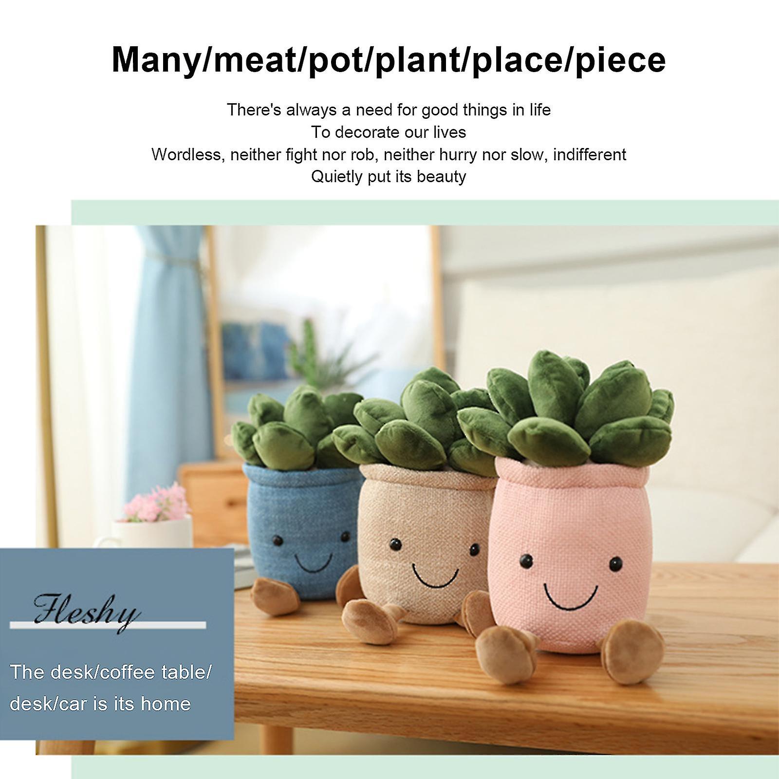 Succulents Plush Toy Pillow Decoration Plant Stuffed Gift For Kids ...