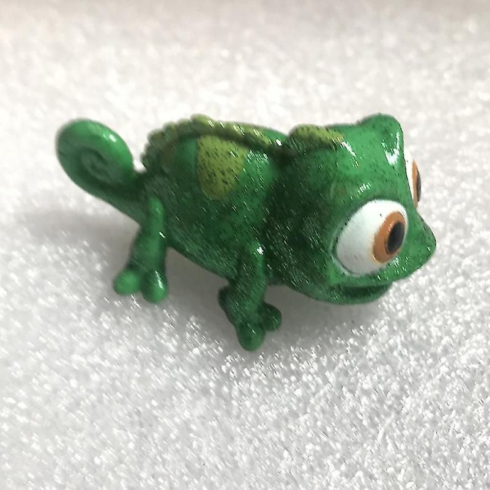 Disney Anime Tangled Mini Size Rapunzel Figure Toys Pascal The ...