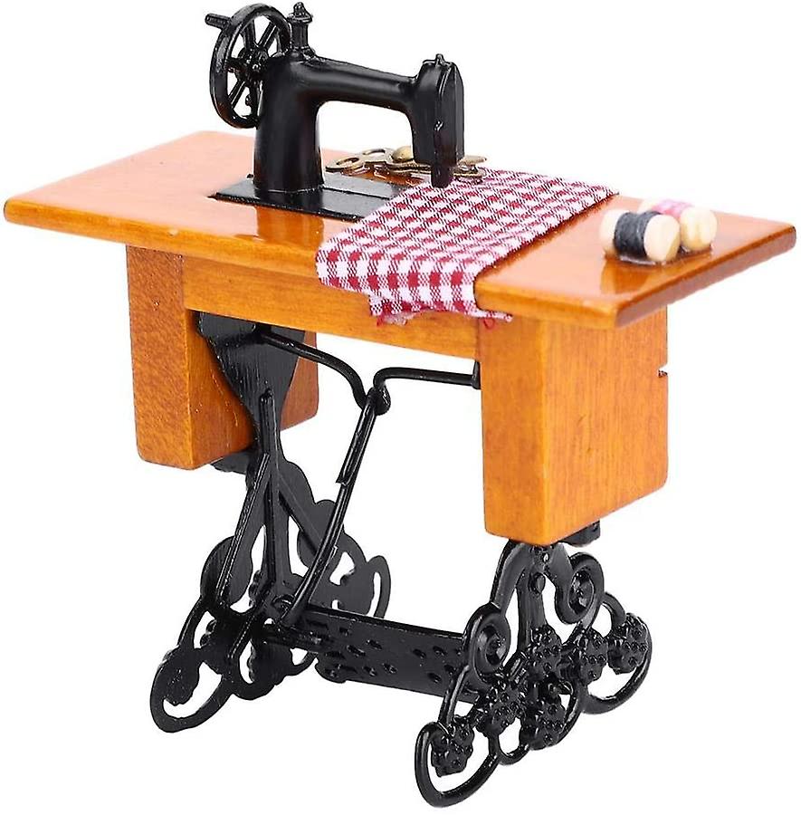 Miniature Sewing Machine for Dollhouse Model Toy Simulation Toy ...