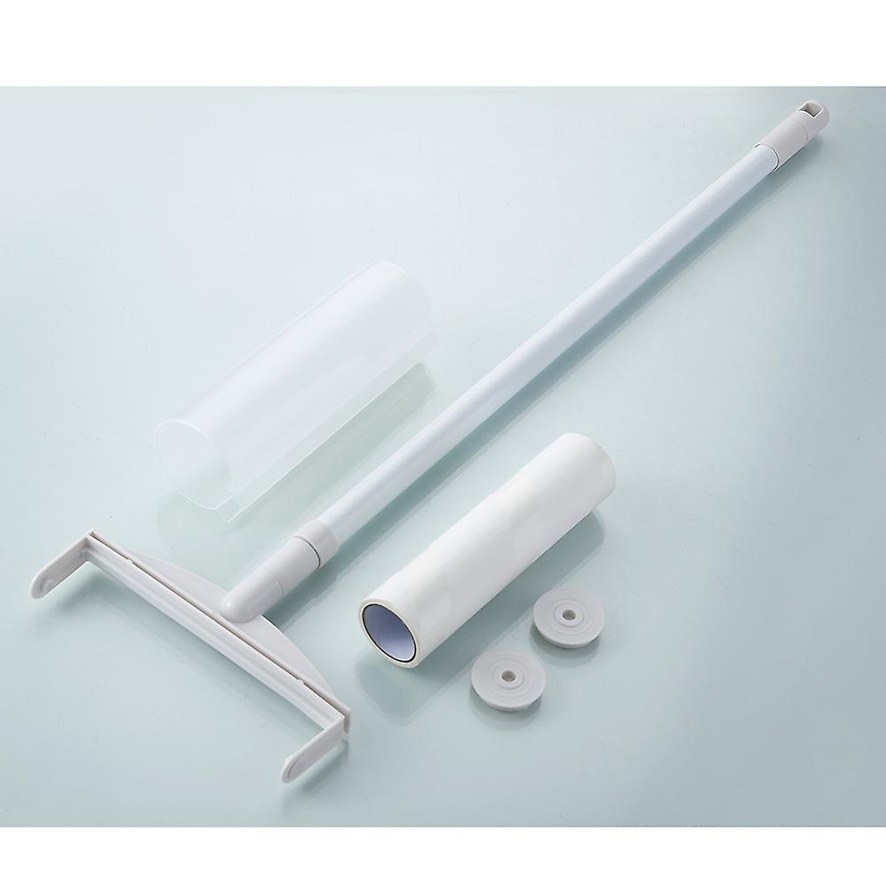 Sticky Mop with Extendable Handle Sticky Paper Roller 60 Sheets Floor ...