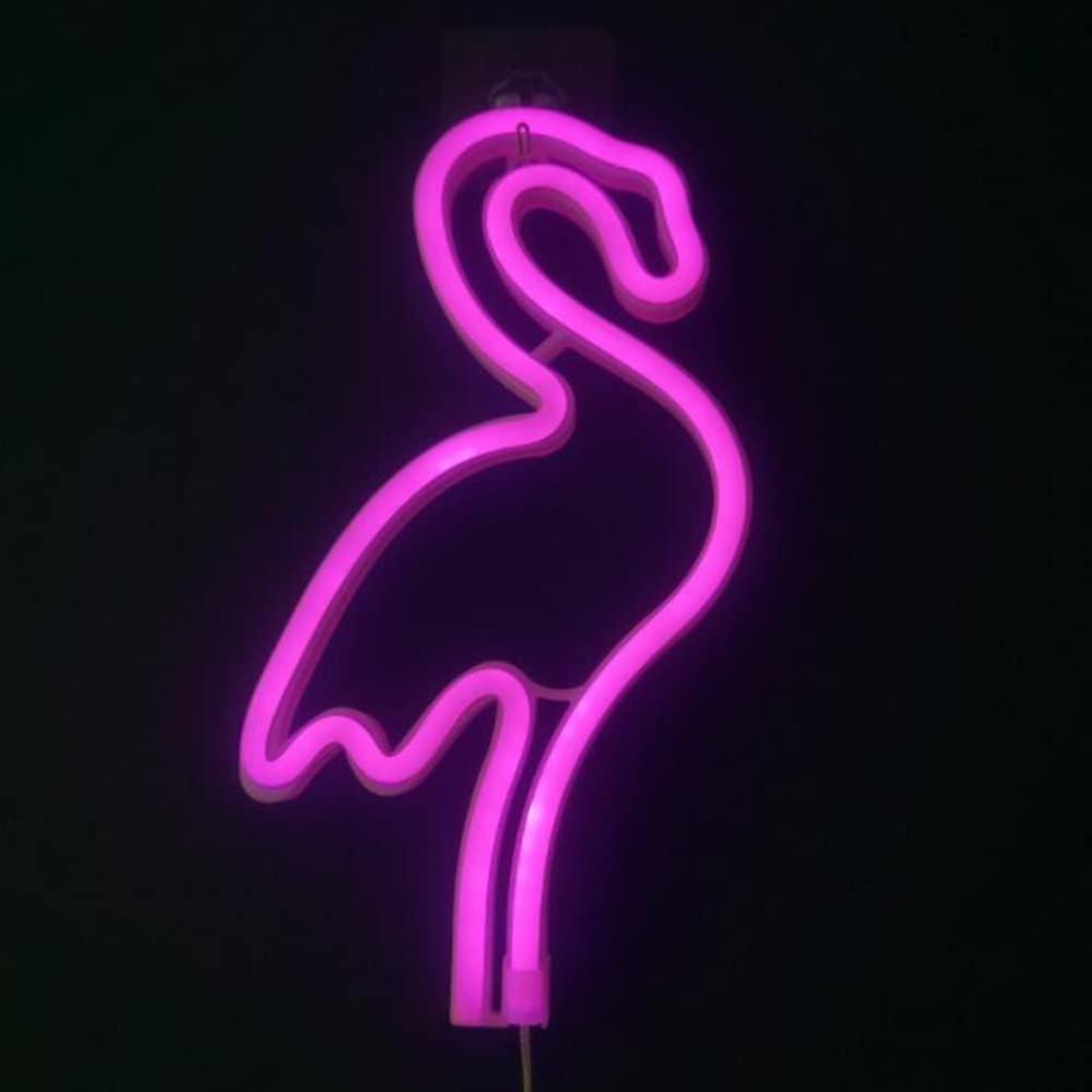 Flamingo Neon Light Led Neon Sign Wall Decor Battery Or Usb Powered ...