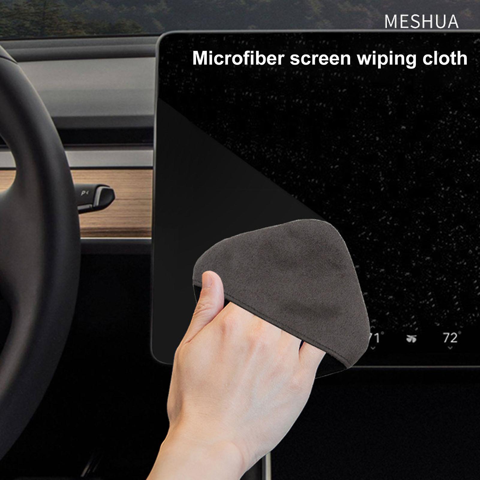 Screen Cleaner Microfiber Wiping Cloth Portable Round Square Phone ...