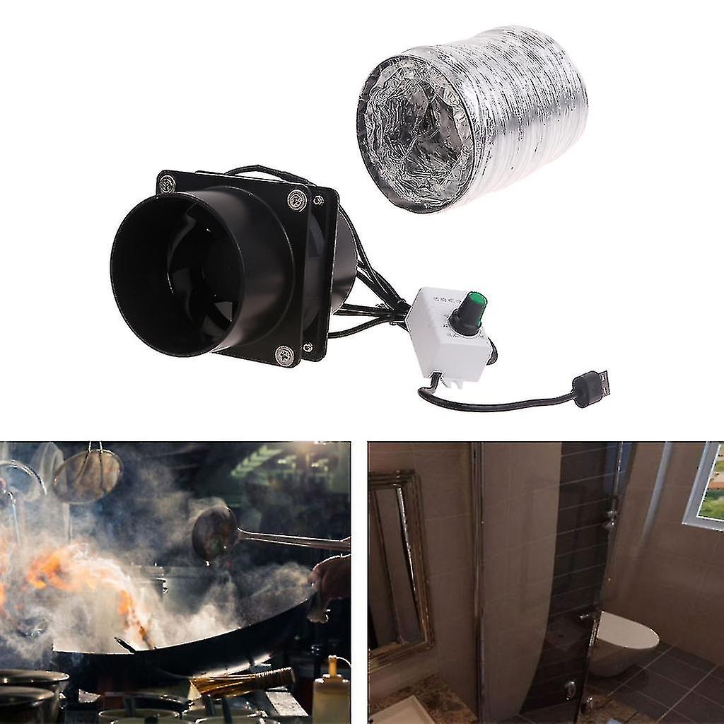 High-performance Ventilation Fan With Powerful Suction And Plastic Duct ...