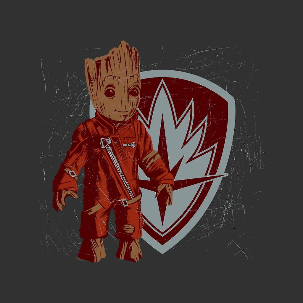 Marvel Guardians Of The Galaxy Baby Groot Shield Women's Sweatshirt ...