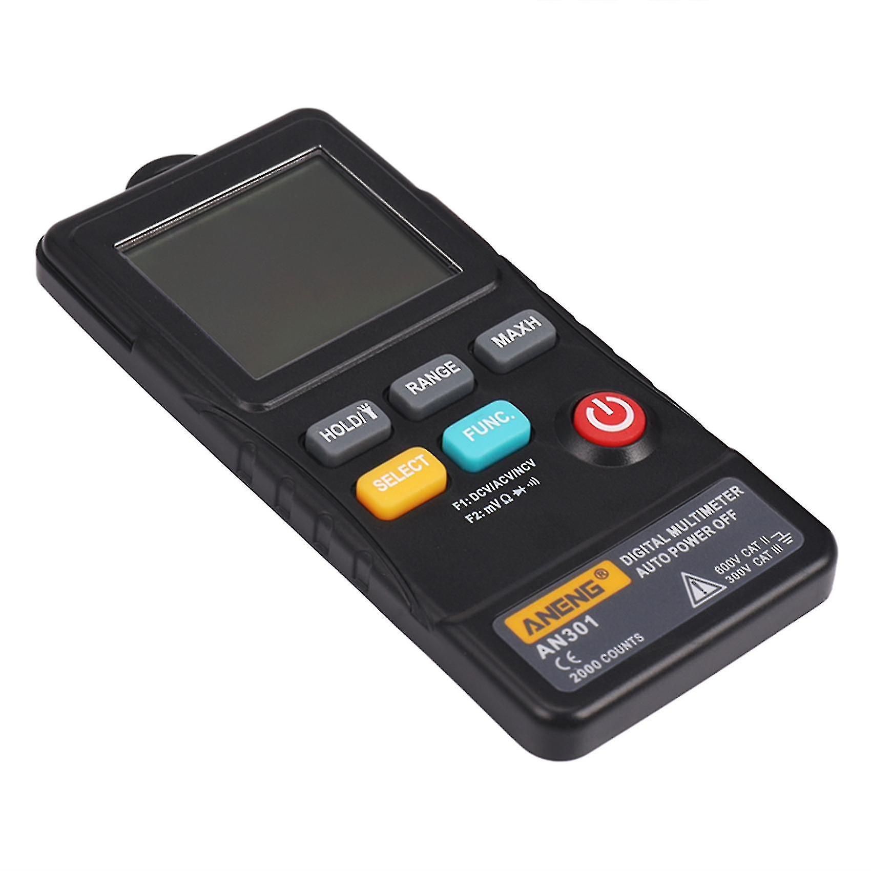 Aneng An301 Mini Digital Multimeter 1999 Counts Portable Ac Dc ...