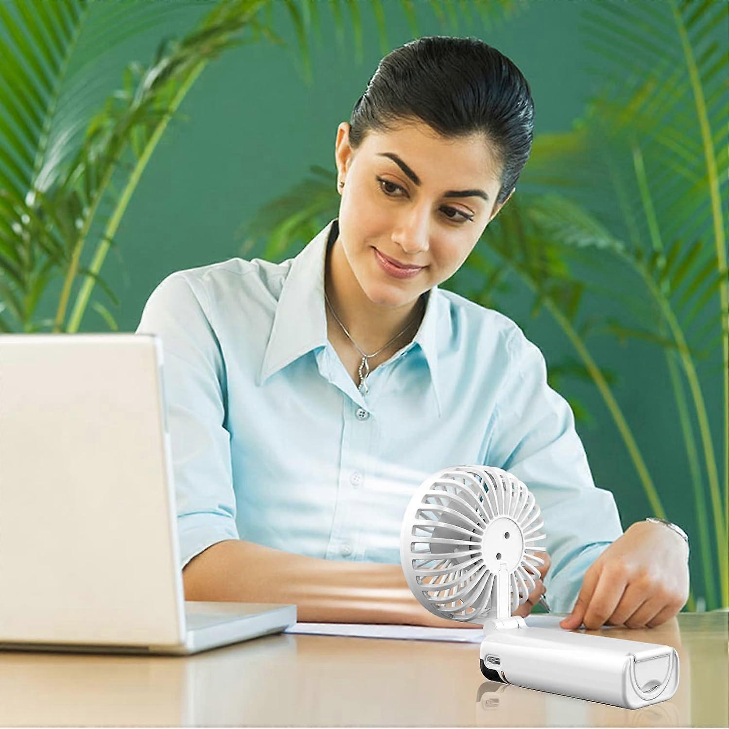 Portable Handheld Fan Mini Personal Handheld Fan, 2600mAh USB ...