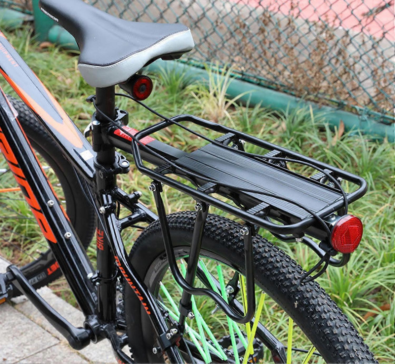 Mountain Bike Pannier Rack, Adjustable Carrier Bicycle Pannier Rack ...