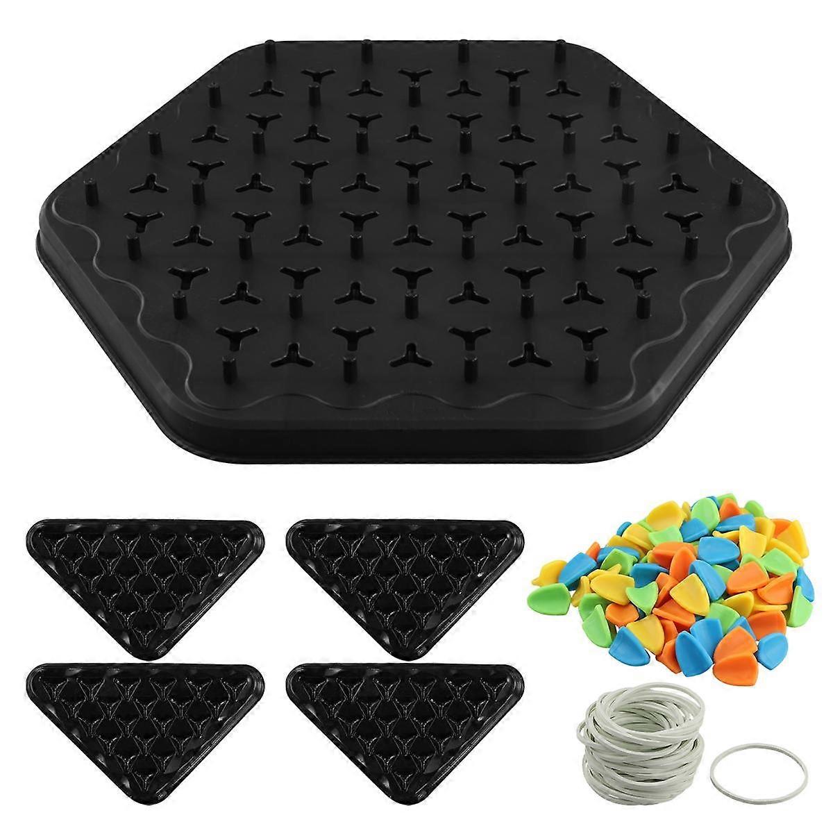 Chain Triangle Chess Game Triggle Rubber Band Game Educational ...