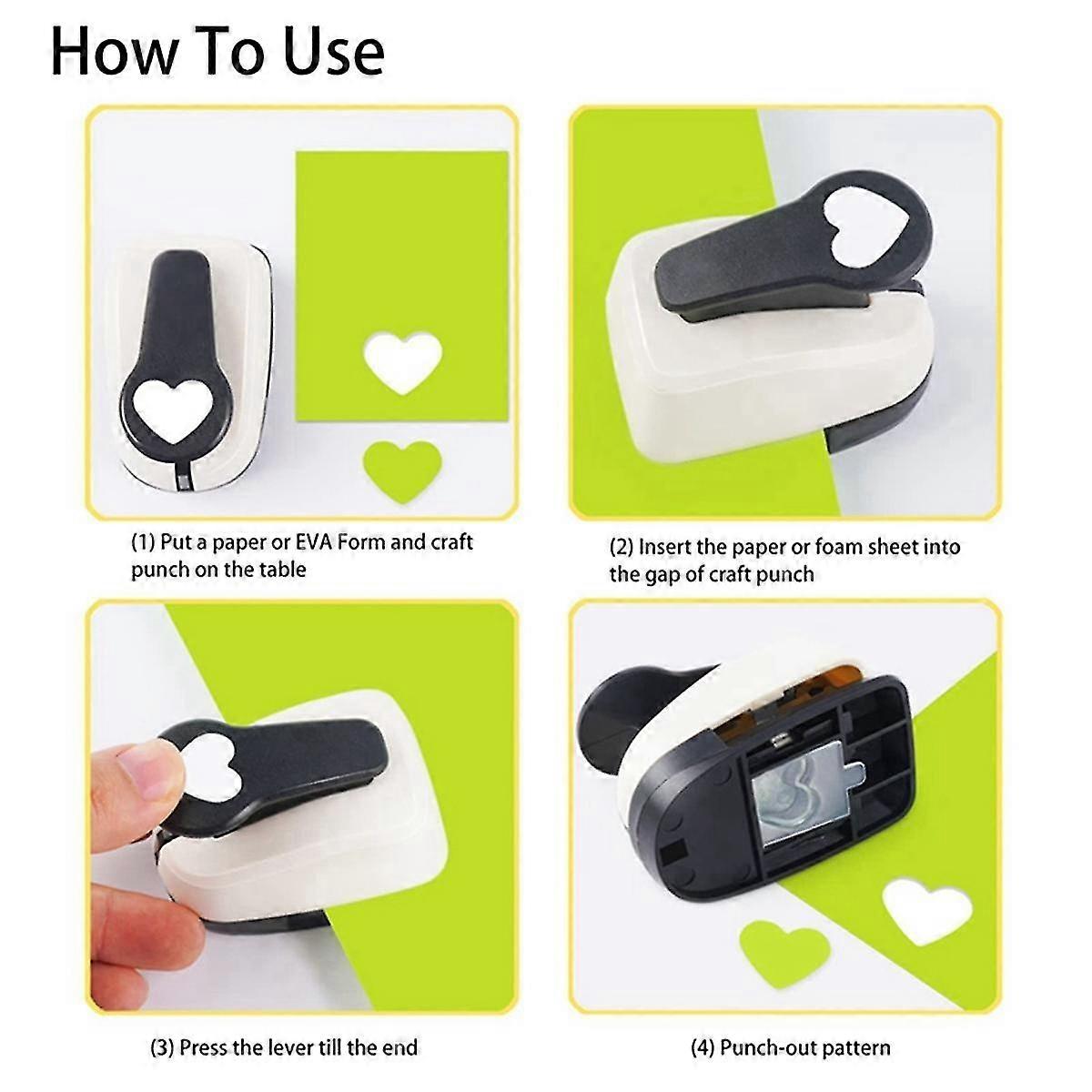 Heart Hole Punch,Heart Paper Punch,Heart Punches for Paper Crafts ...