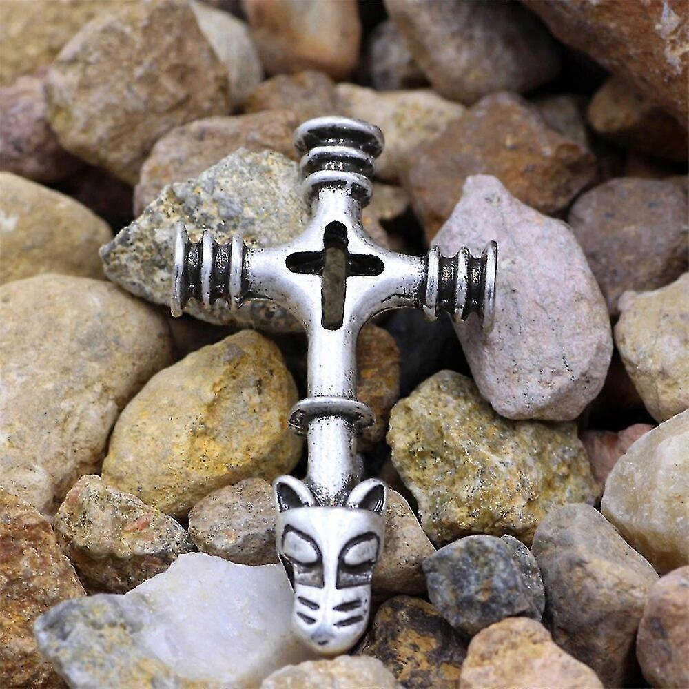 Norse Thor s Hammer Olaf Wolf Cross Mjolnir Pendant Viking Fashion ...