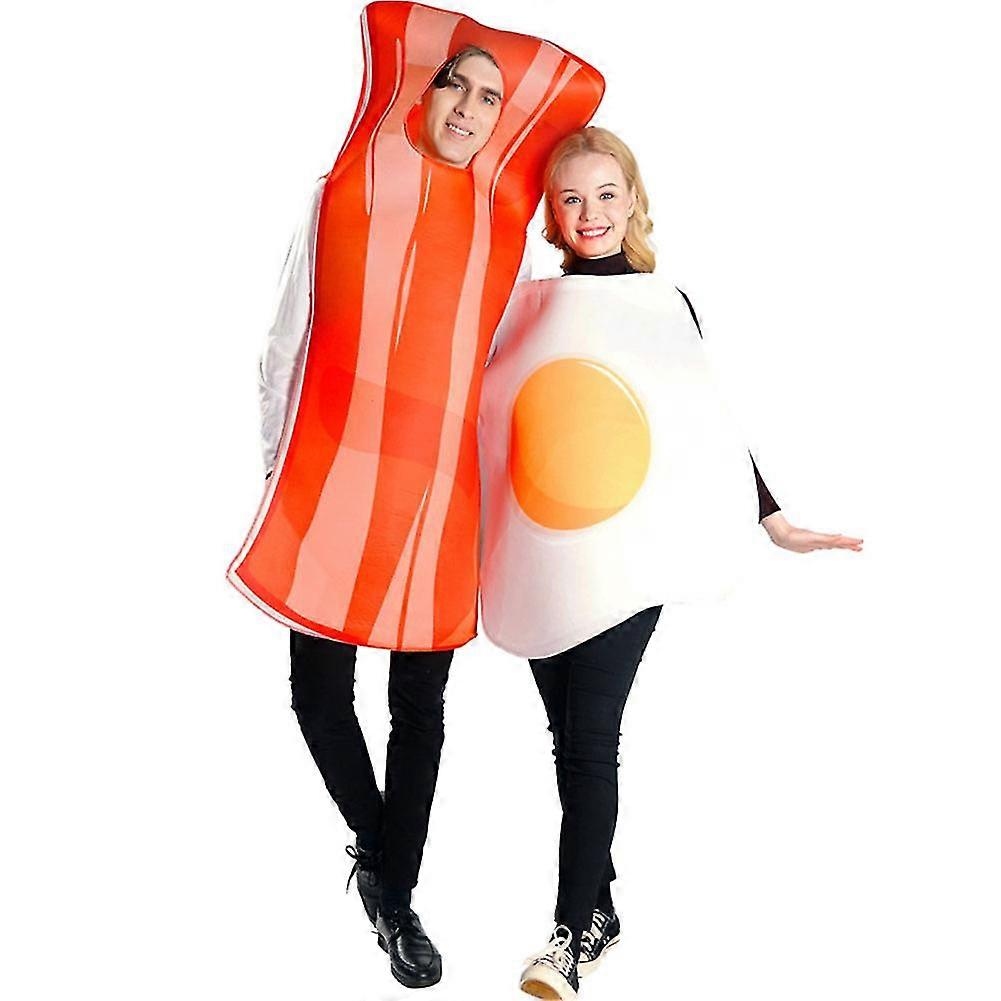 Halloween Couple Breakfast Food Costume Bacon/Eggs Couples Costume ...