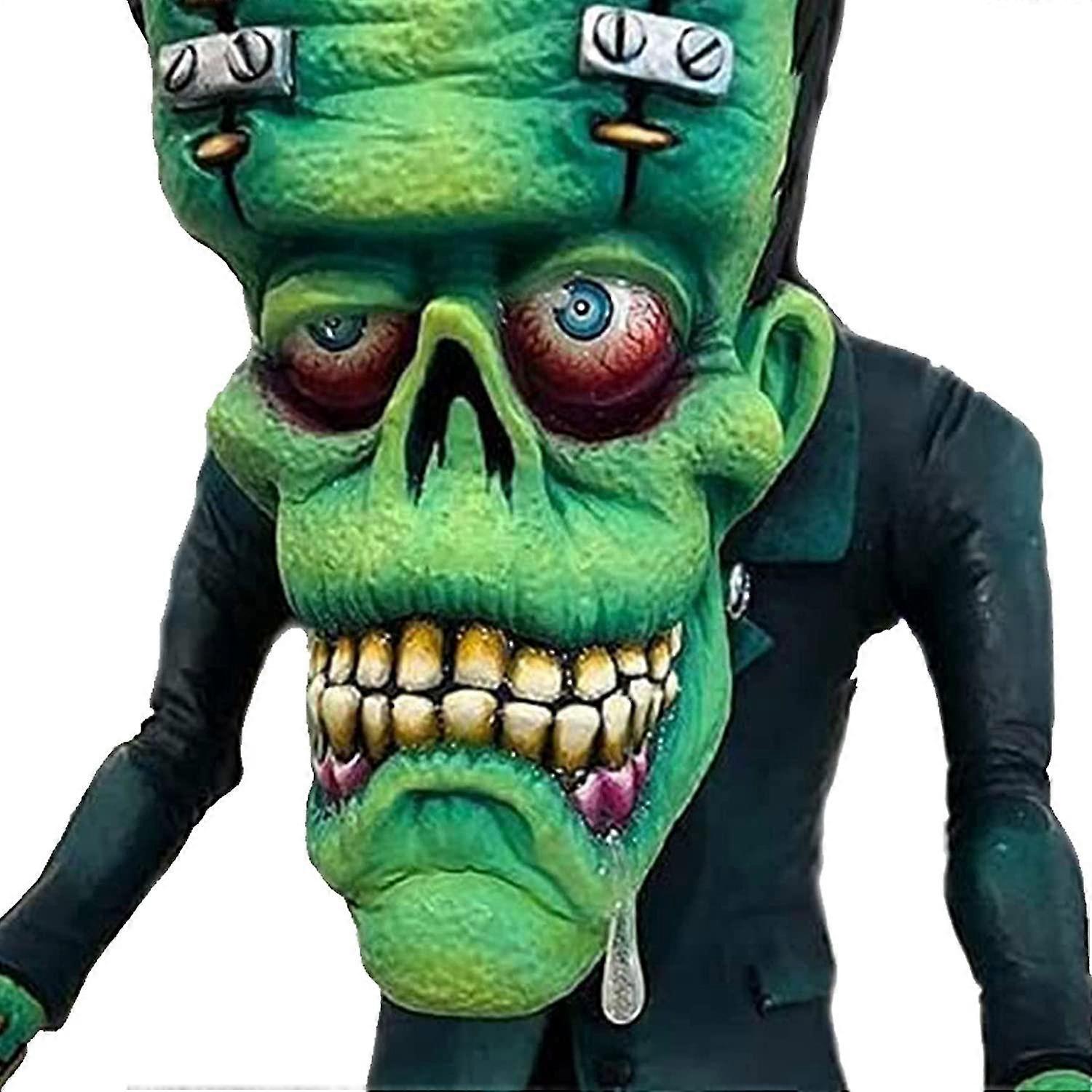 Halloween Big Mouth Monster Statue, Scary Monster Figurine Halloween ...