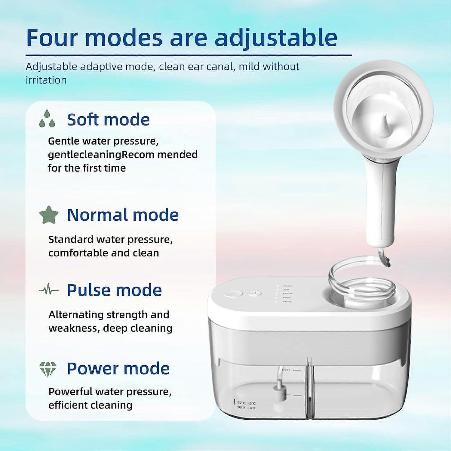 Electric Ear Cleaner, Ear Cleaner, Ear Wax with 4 Cleaning Modes, 400 ...