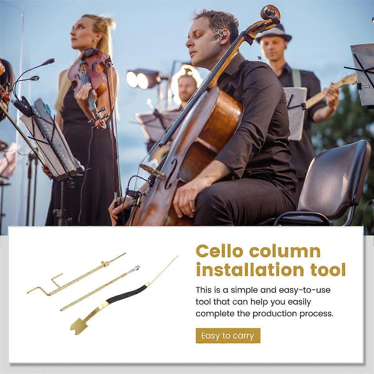 Cello Luthier Tools Kit Cello Sound Post Set Sound Post Installation Tool Cello Making Repair ...