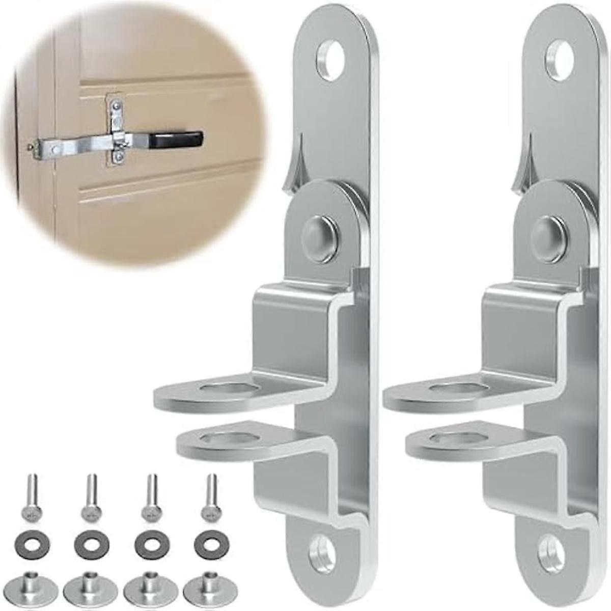 2Pcs Cargo Trailer Door Hasp Keeper Lock Handle Enclosed Car Hauler for ...