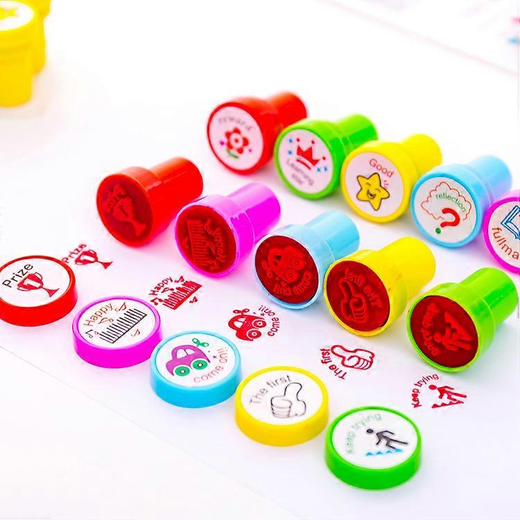 10 Teacher Stamps,Children's Colored Stamps Teacher Supplies for ...