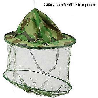 2pcs Bee Keeper Hats, Beekeeping Camouflage Beekeeper Anti-Mosquito Bee ...
