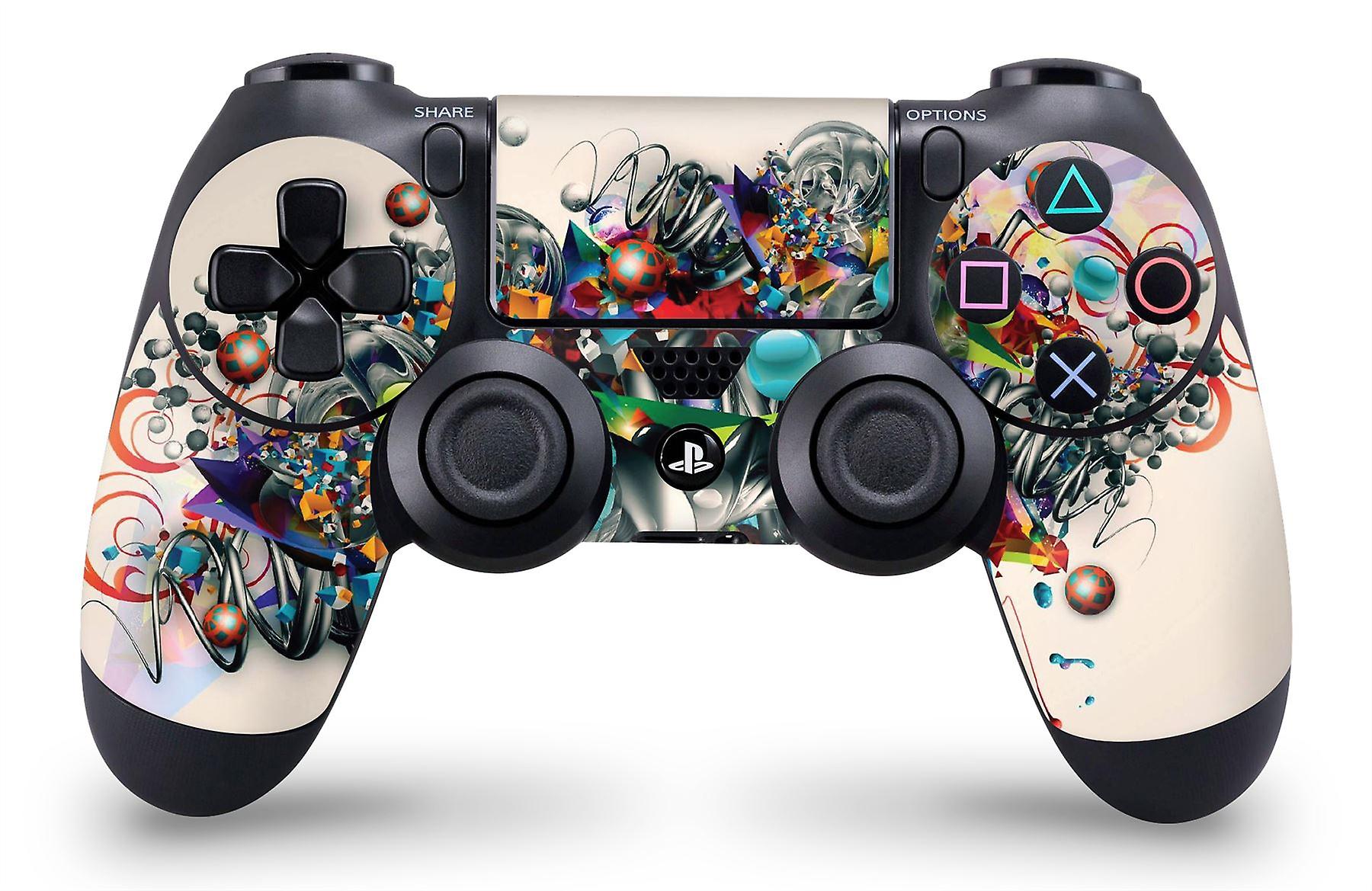 GNG PS4 PRO Konsole GRAFFITI Skin Decal Vinal Aufkleber + 2 Controller ...