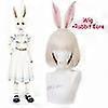 Anime Beastars Haru Cosplay Costume Uniform White Rabbit Animal Cute ...