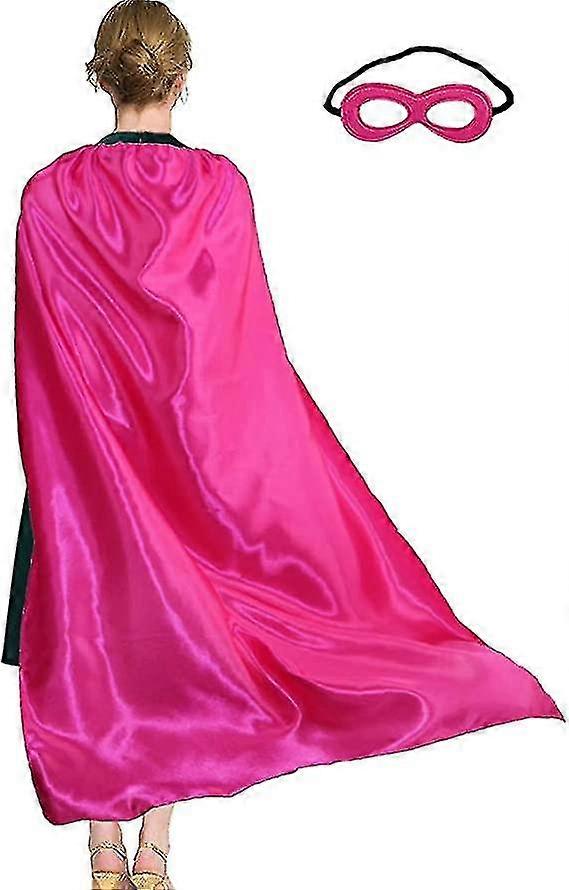 Adults Superhero-cape And Mask For Men Women-superhero Halloween ...