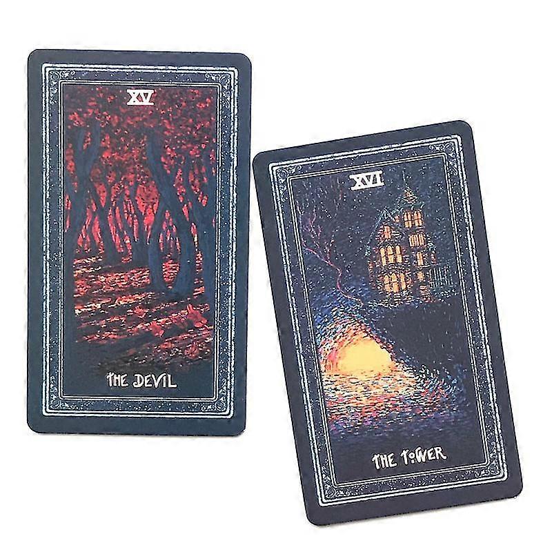78 English Prismatic Phantom Tarot Cards | Fruugo UK