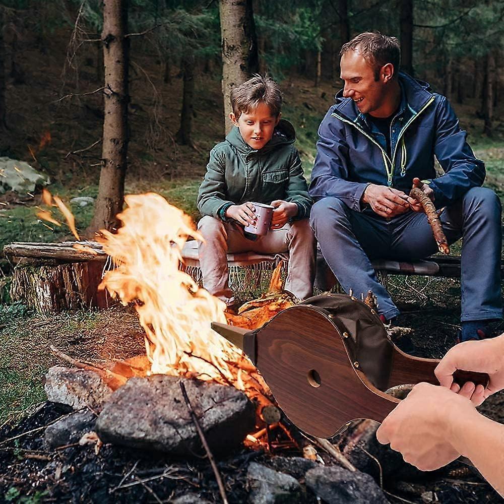 Wooden Air Blower (Brown), Fireplace Blower, Manual Chimney Blower ...