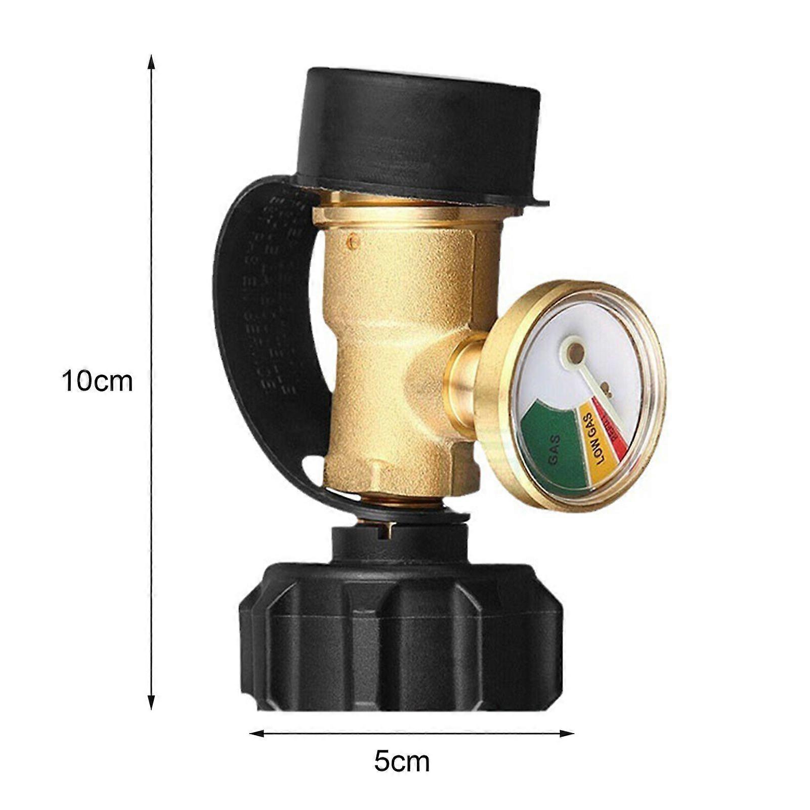 Propane Tank Gauge Level Indicator Brass Propane Pressure Gauge for 5 ...