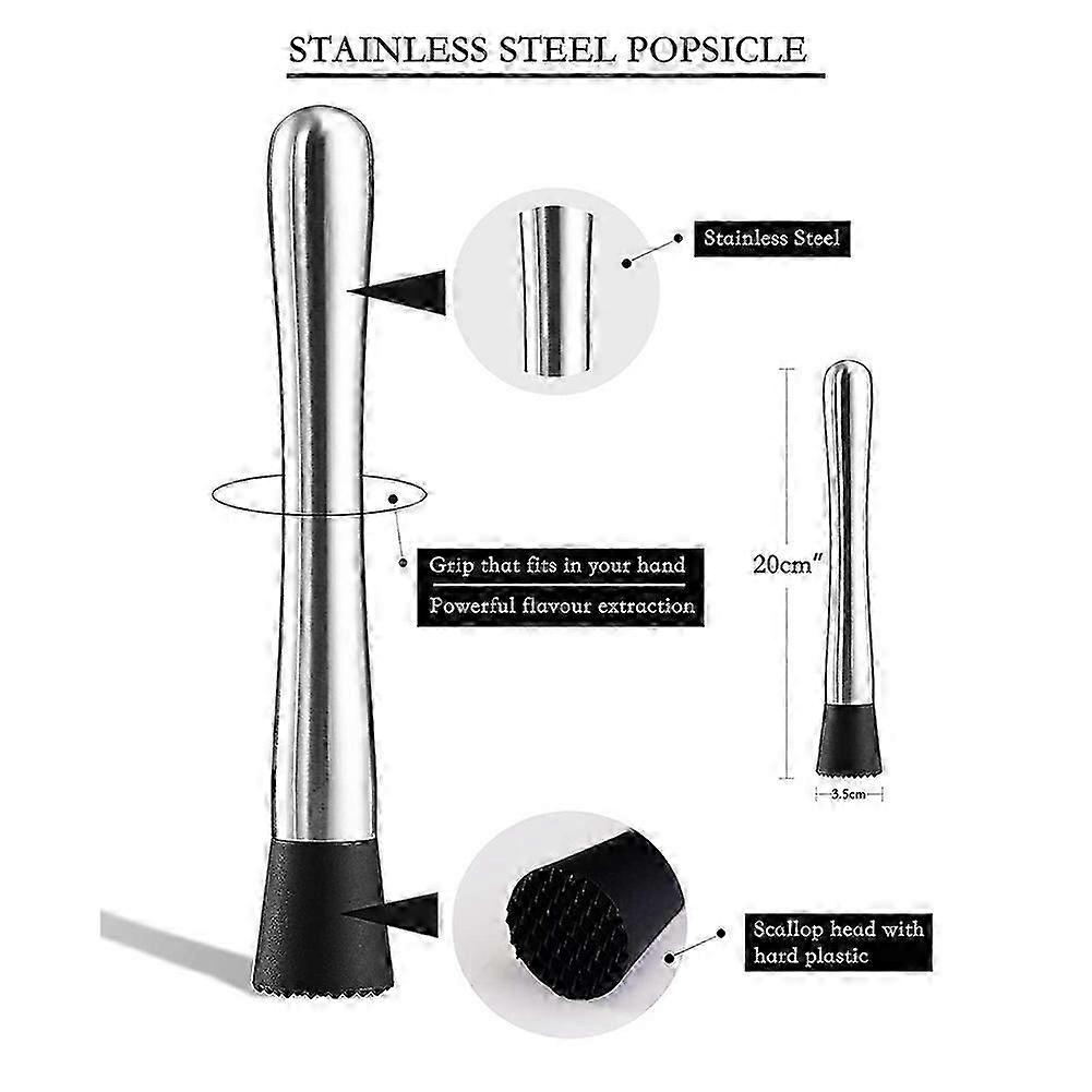 304 Ice Breaker All Stainless Steel Ice Breaker Cocktail Mixer Ice ...