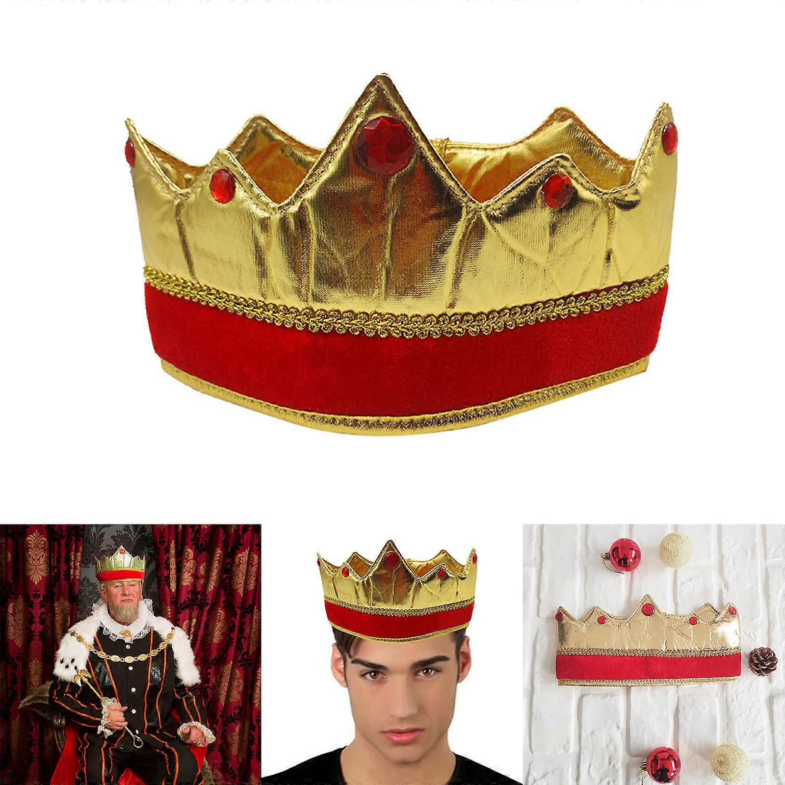 Royal King Crown Prince Crowns and Tiaras Full Round Birthday Party ...