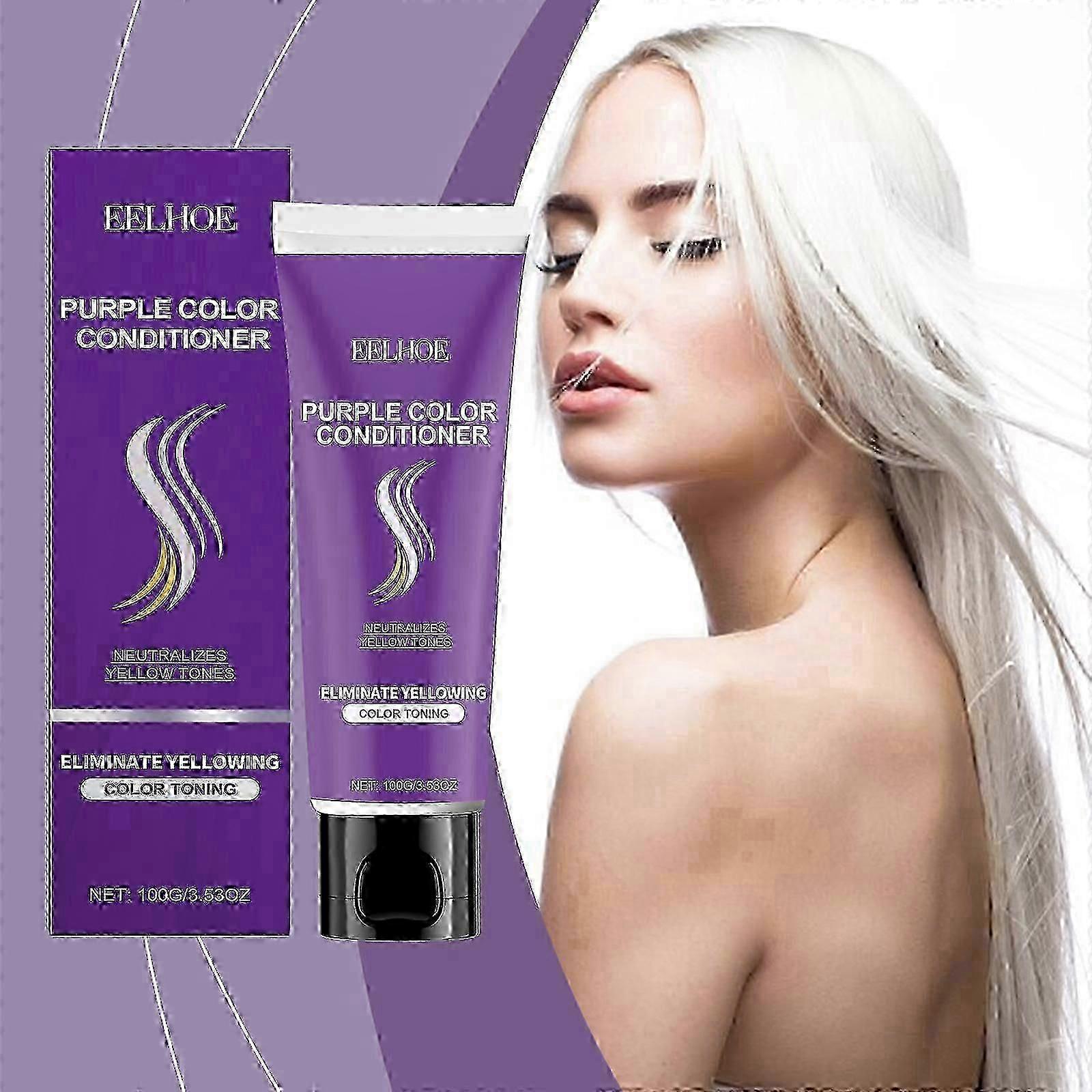 EELHOE nourishing purple conditioner, hair care, soft and shiny ...