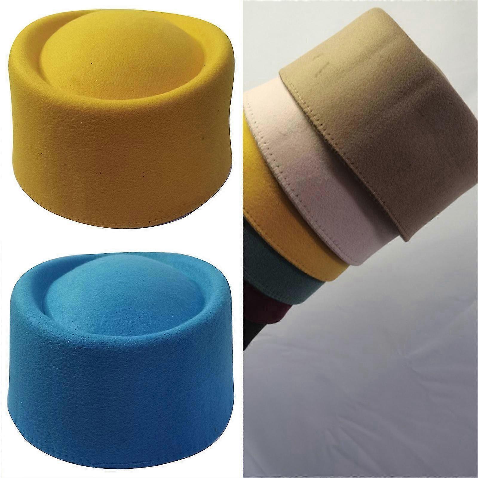 Pillbox Hat Top Hat Millinery Fascinator Base Hat for Women Casual Wear ...