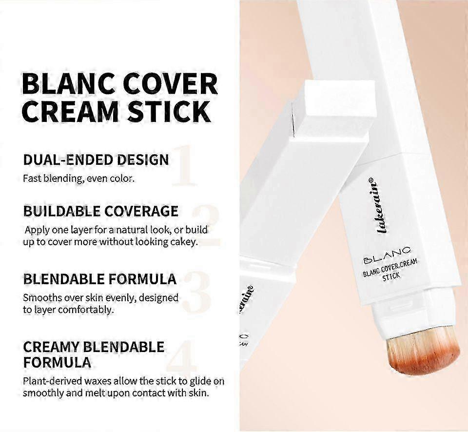 Cover Cream Stick V White - Color-Changing Foundation Stick - Medium to ...
