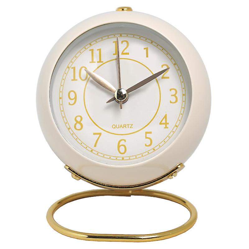 Small Table Clocks, Desk Alarm Clock With Backlight Battery Operated Hd ...