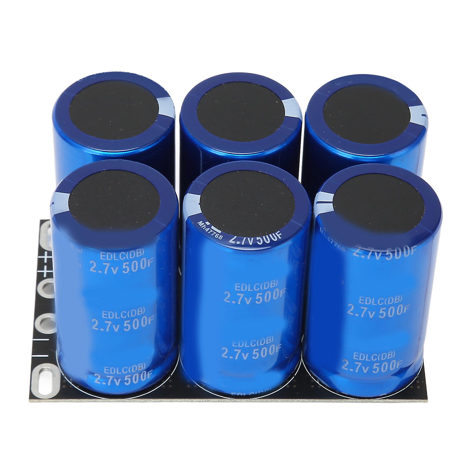 16V 83F Total Capacitor High Current Discharge 6Pcs 2.7V 500F ...
