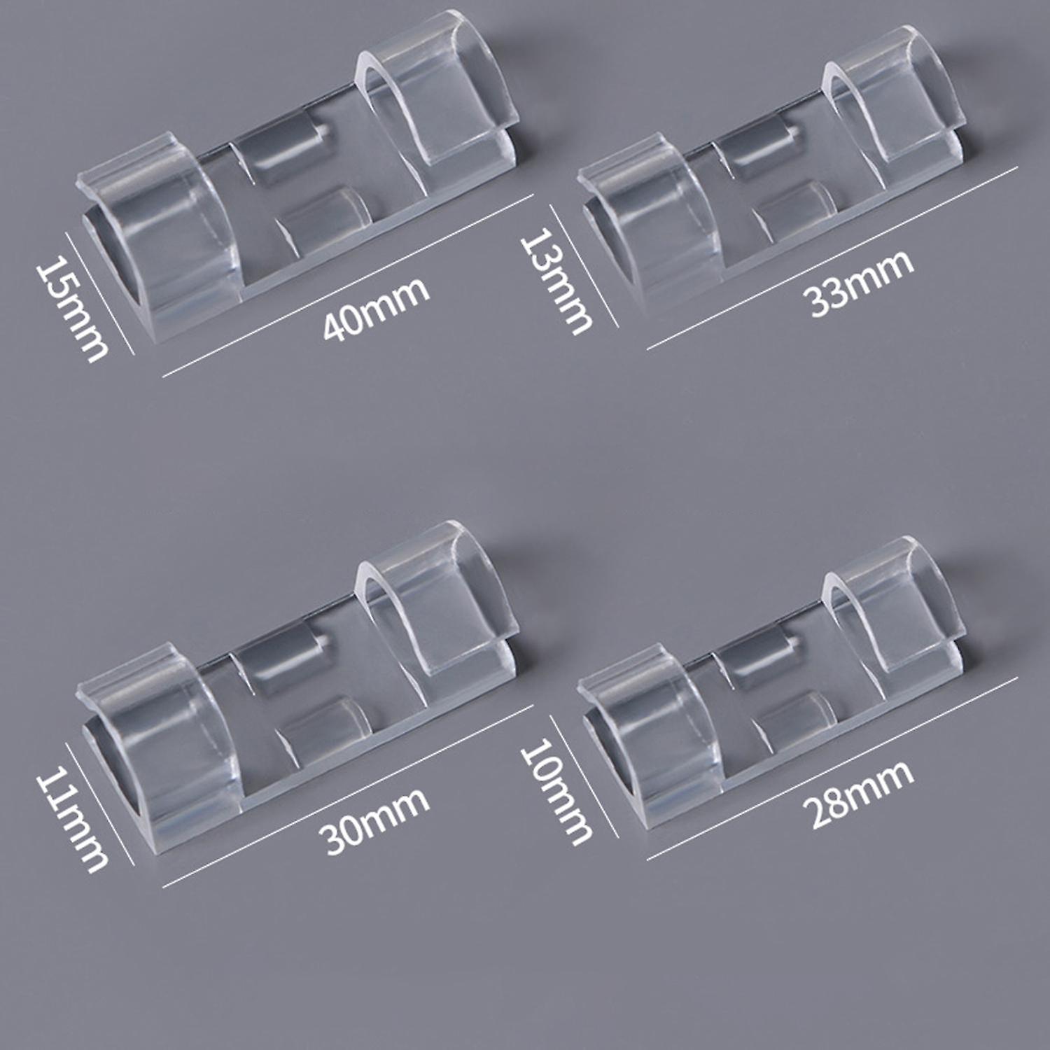 ZHOUBA 20Pcs Cable Holders Safe Small Lightweight Cable Organizer Clips ...