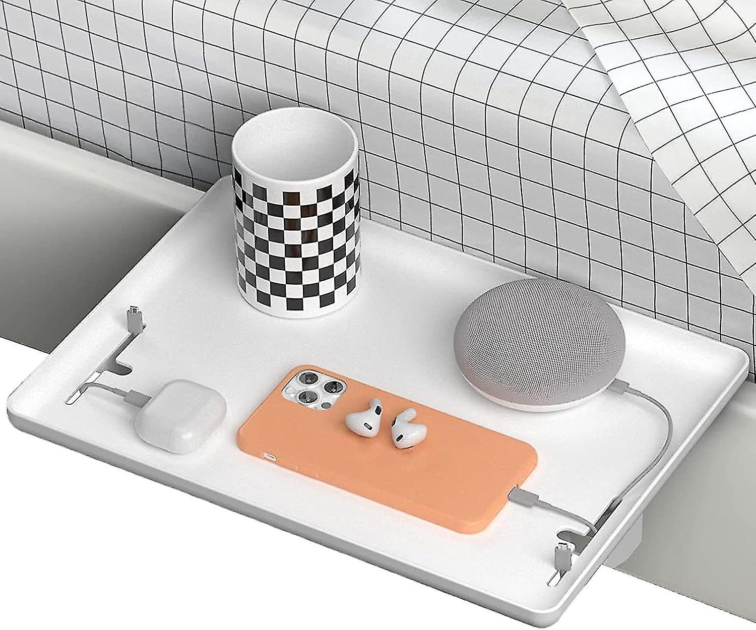 Bedside Table For Bed, Foldable Hanging Bedside Table With Clip, Bed ...