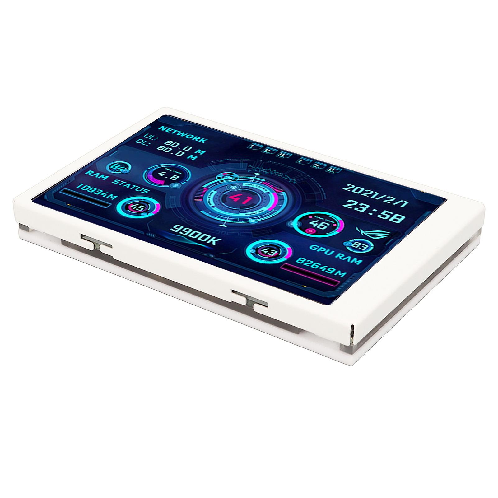 Computer Temp Monitor 3.5in IPS Full View USB C Auto Off Rotatable PC ...