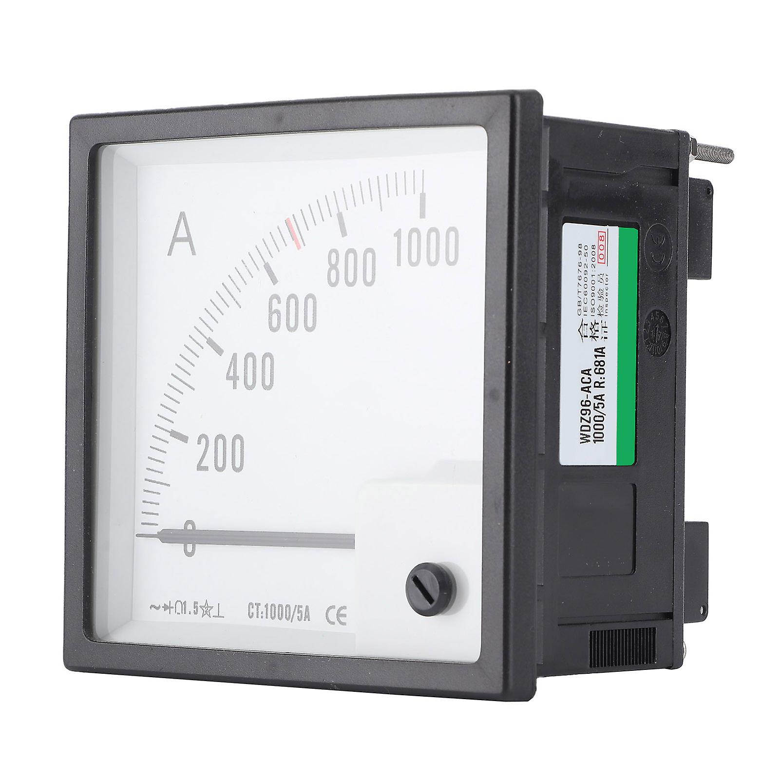 Ammeter,Pointer Needle Ammeter 0-1000A AMP Gauge Pointer Ammeter Ultra ...