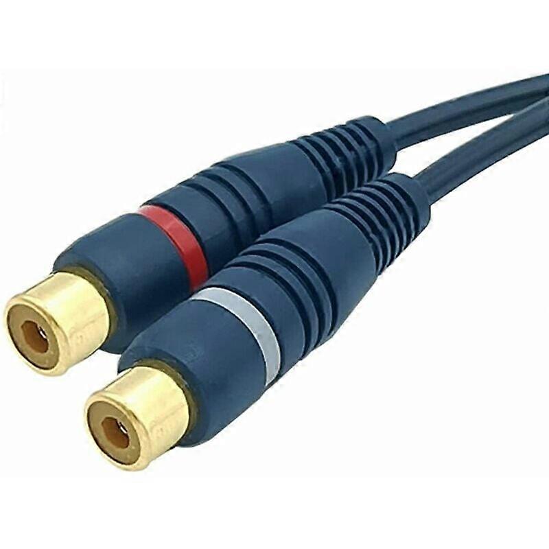 RCA Audio Splitter RCA Y Adapter Cable 20cm RCA to JACK 1 Male to 2 ...