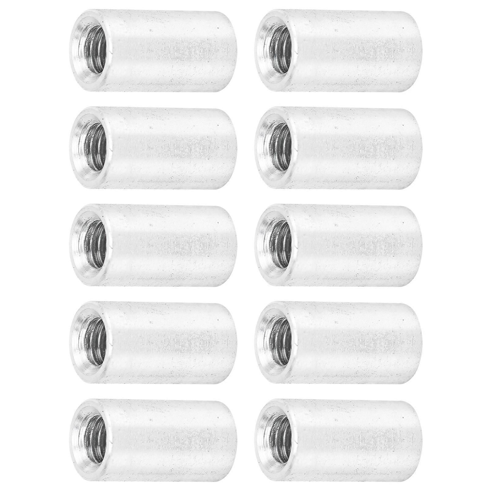 10Pcs Round Standoff Aluminum Alloy Female Thread Pillar Connecting ...
