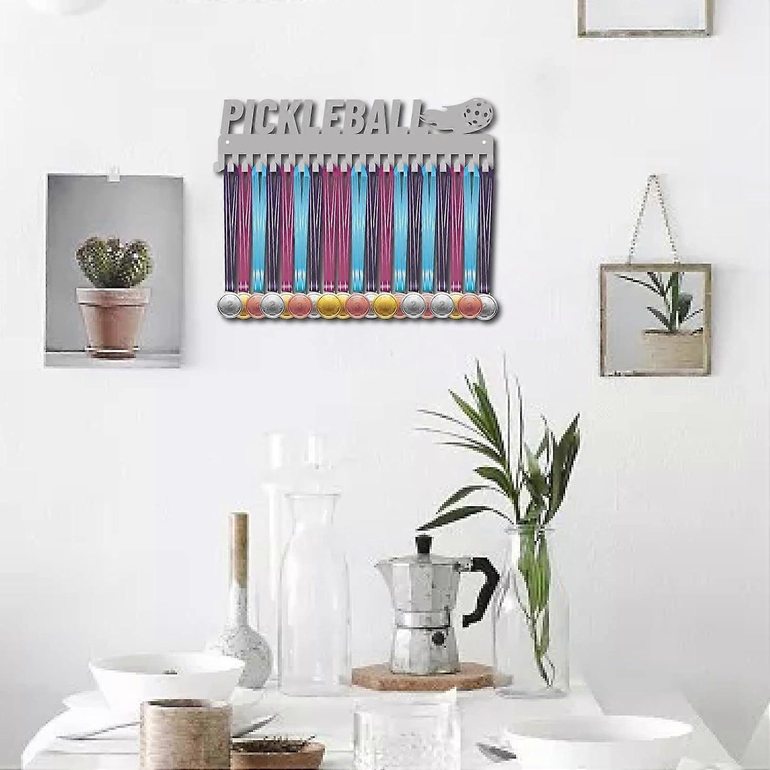 Pickleball Medal Hanger Display Sports Medal Holder Display Award Metal ...